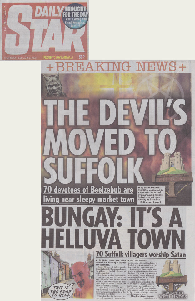 The Devil's moved to Suffolk | Stuart Pearson Wright